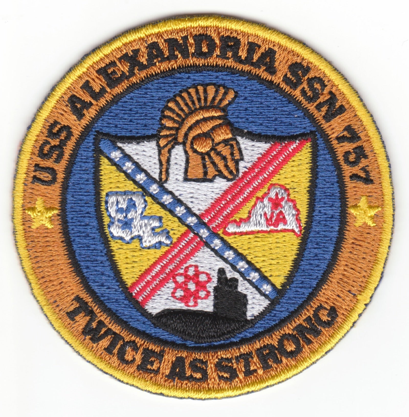 Submarine Crest Patch — 16Fleet