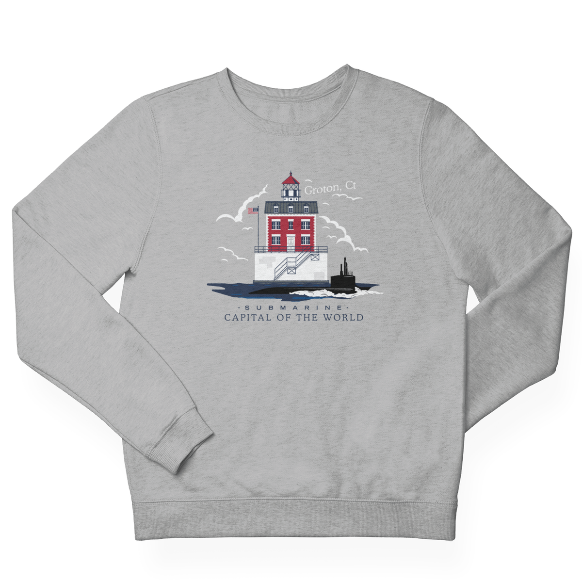 Groton Ledge Lighthouse Sweatshirt — 16Fleet