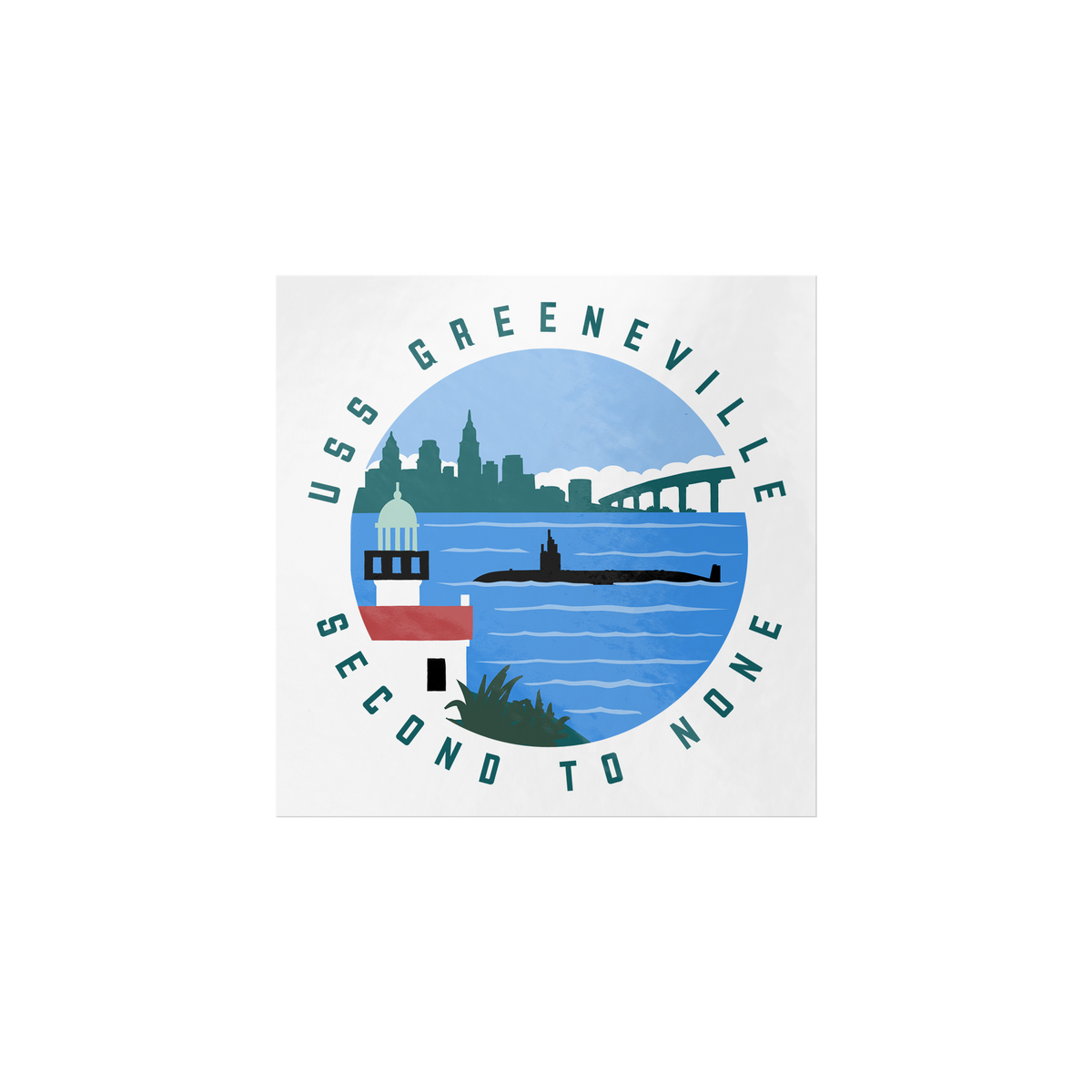 USS Greeneville Sticker Pack of 5 — 16Fleet